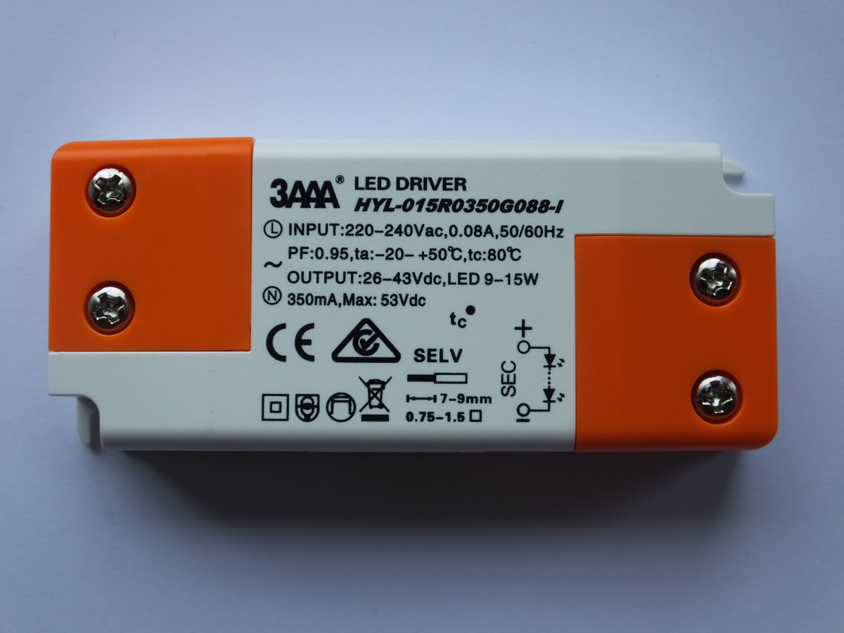 3AAA HYL-015R0350G088-I 15w CONSTANT CURRENT LED DRIVER (DISCONTINUED ...