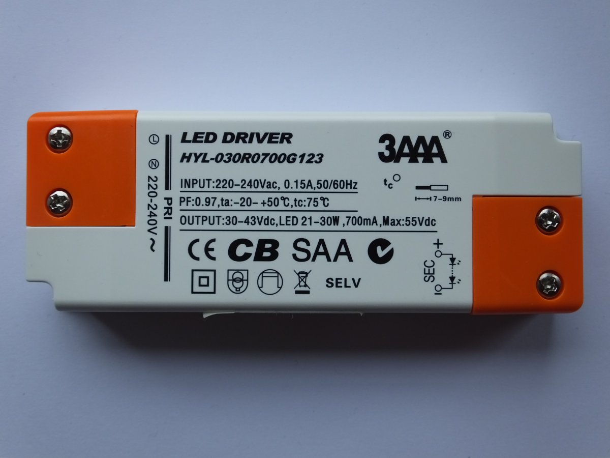 3AAA HYL-030R0700G123 30w CONSTANT CURRENT LED DRIVER (DISCONTINUED ...