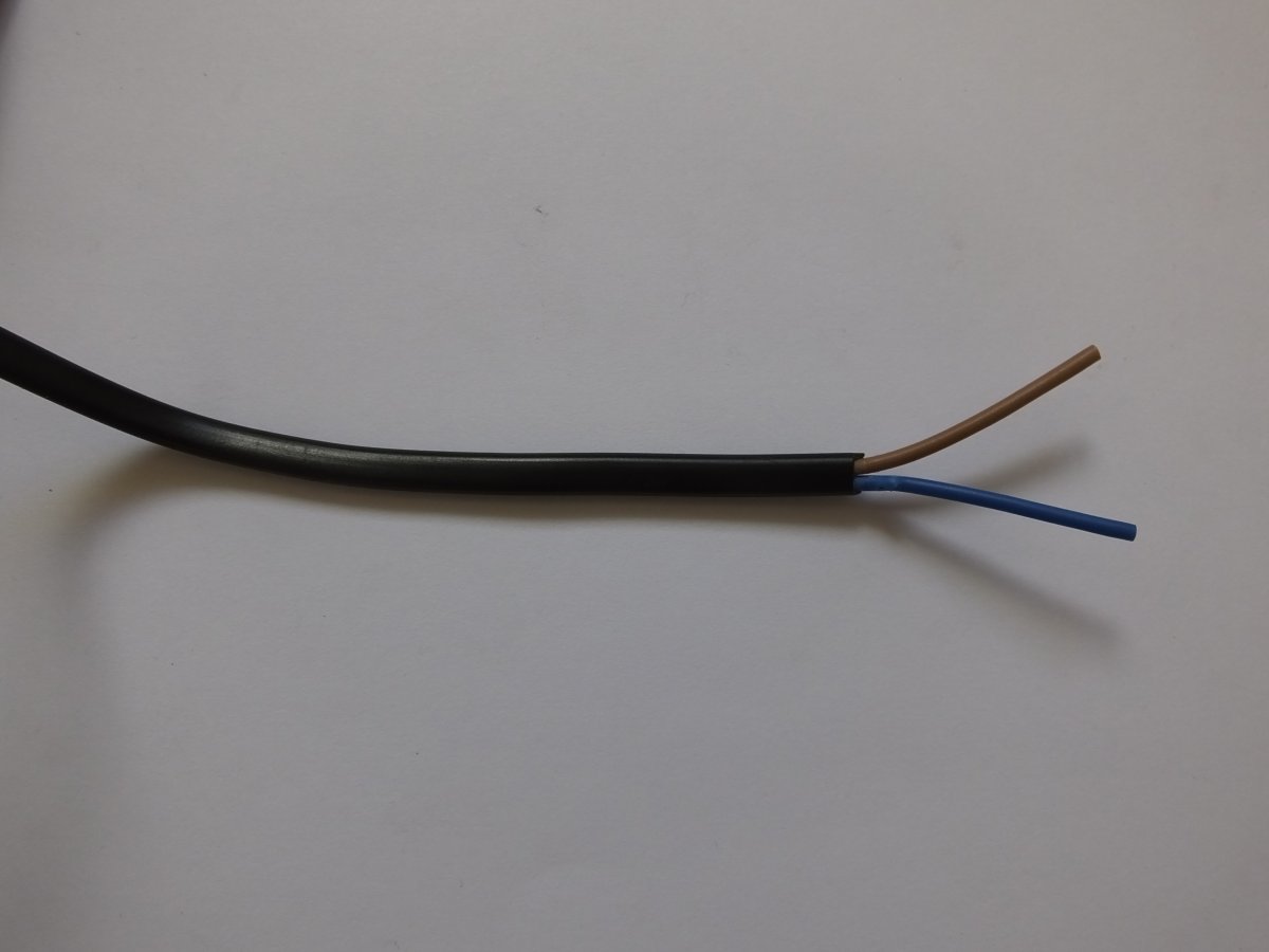 BLACK 0.75MM 2 CORE FLEX CABLE - SaveMyLight