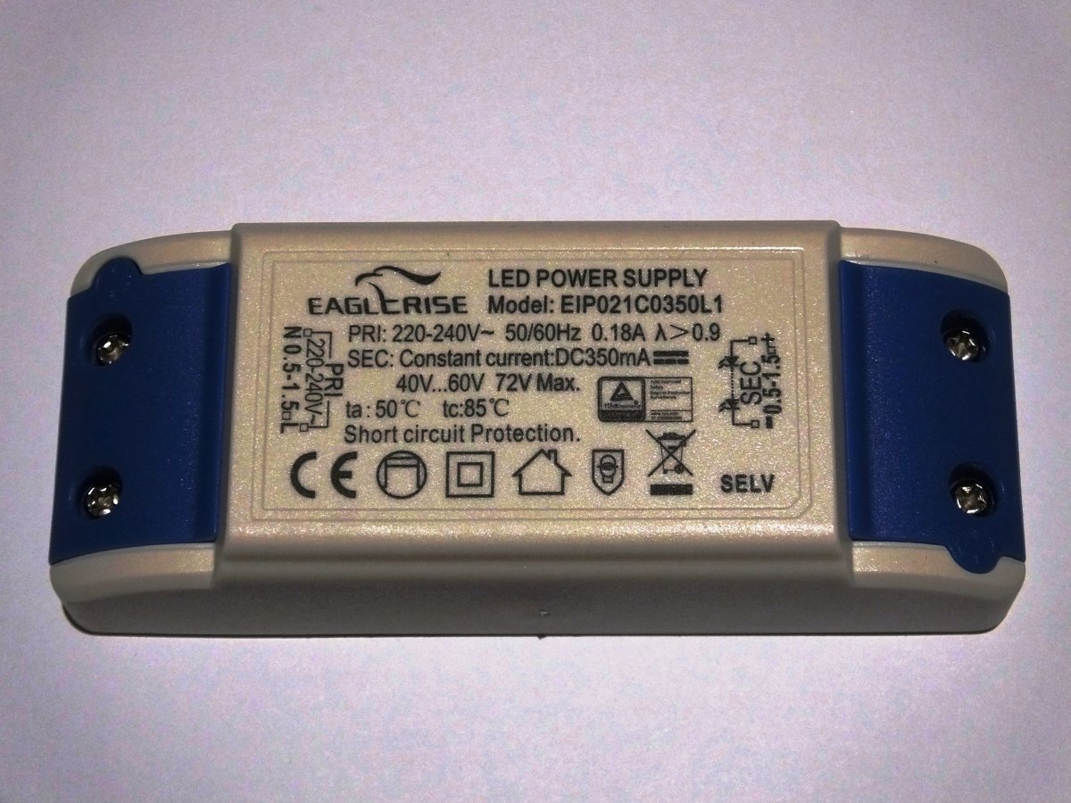 EAGLERISE EIP021C0350L1 21w LED DRIVER CONSTANT CURRENT (DISCONTINUED ...