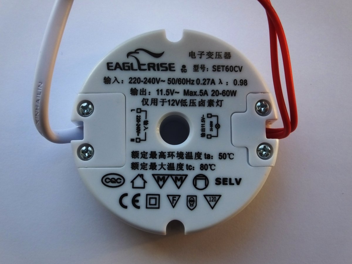 EAGLERISE SET60CV ELECTRONIC TRANSFORMER - SaveMyLight