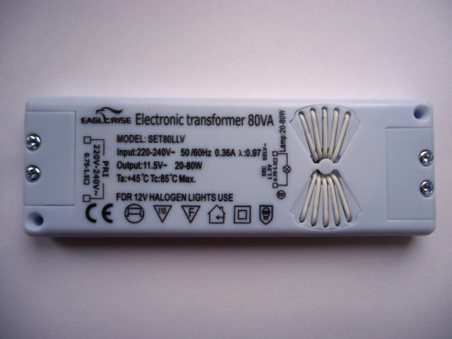 EAGLERISE SET80LLV ELECTRONIC TRANSFORMER (DISCONTINUED) - SaveMyLight