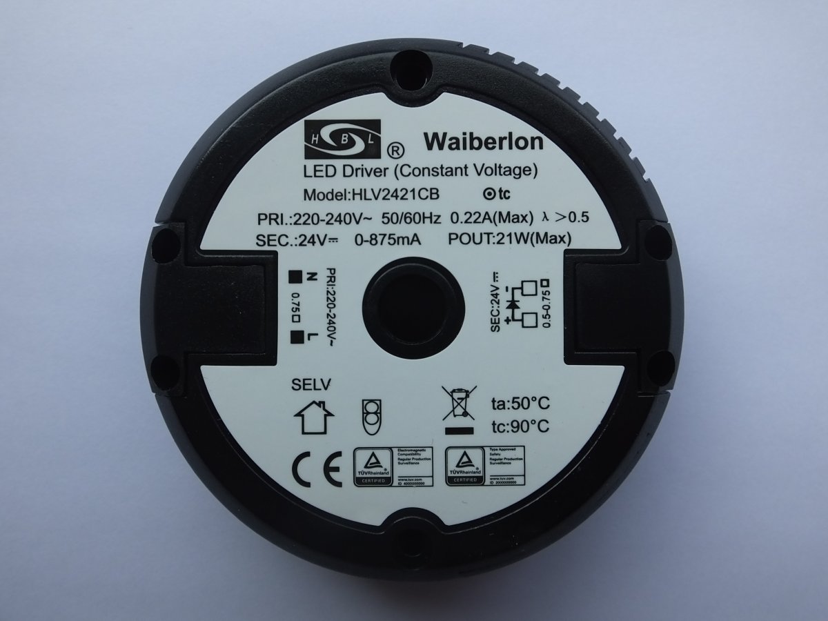 HUIBOLONG HLV2421CB 21w CONSTANT VOLTAGE LED DRIVER - SaveMyLight