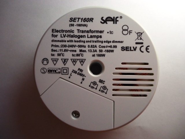 SELF SET160R ELECTRONIC TRANSFORMER (DISCONTINUED) - SaveMyLight