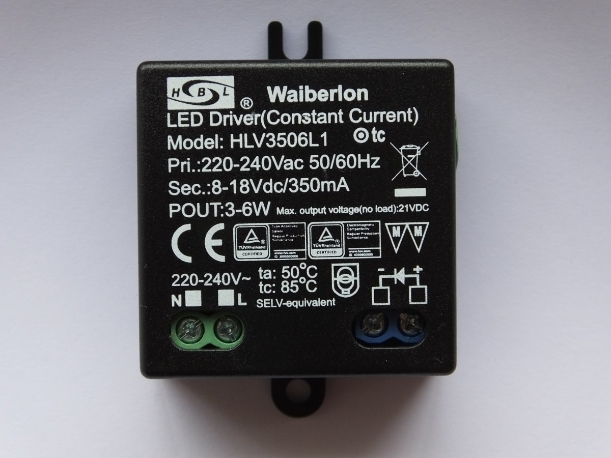 WAIBERLON HLV3506L1 CONSTANT CURRENT LED DRIVER - SaveMyLight