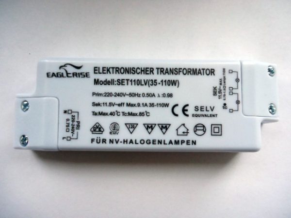EAGLERISE SET110LV ELECTRONIC TRANSFORMER (DISCONTINUED) - SaveMyLight