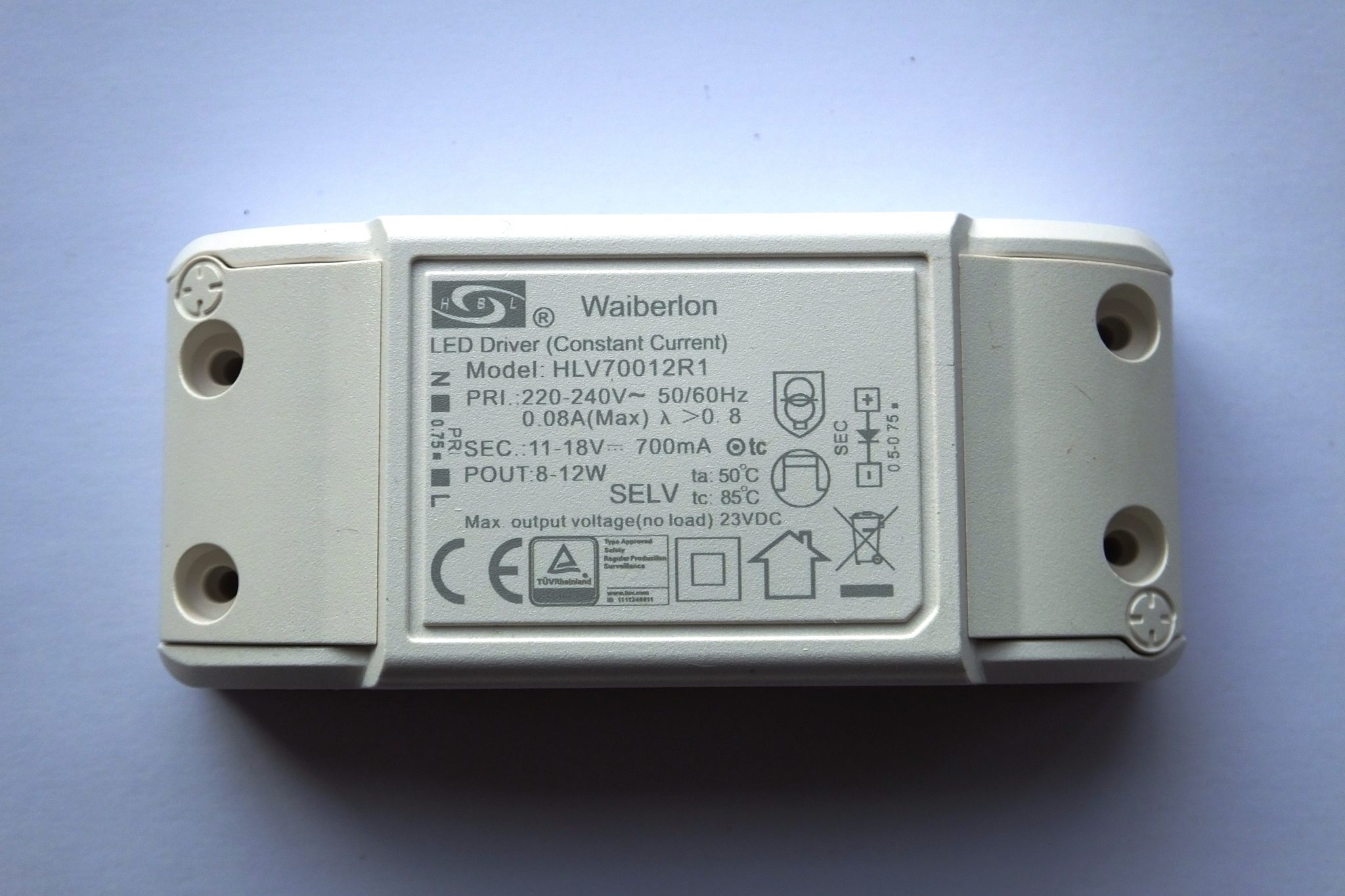 HUIBOLONG HLV70012R1 CONSTANT CURRENT LED DRIVER - SaveMyLight