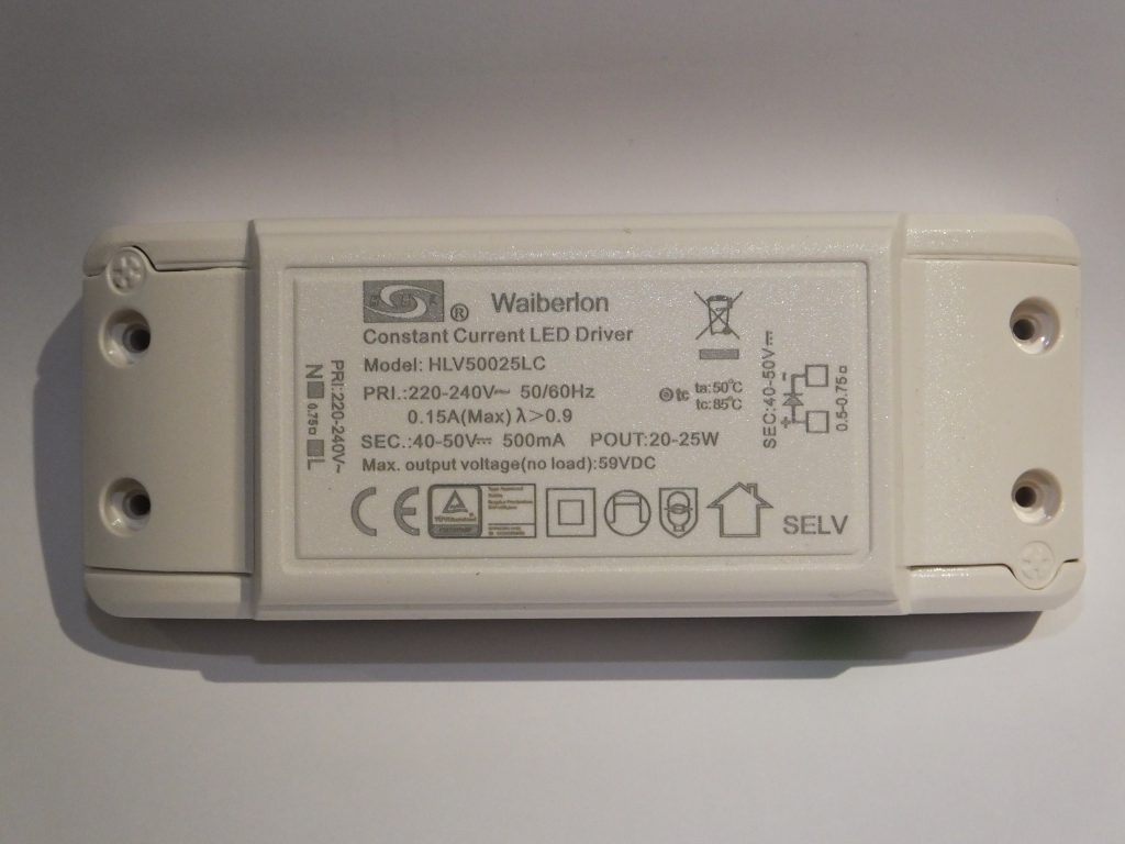 WAIBERLON HLV50025LC CONSTANT CURRENT LED DRIVER - SaveMyLight