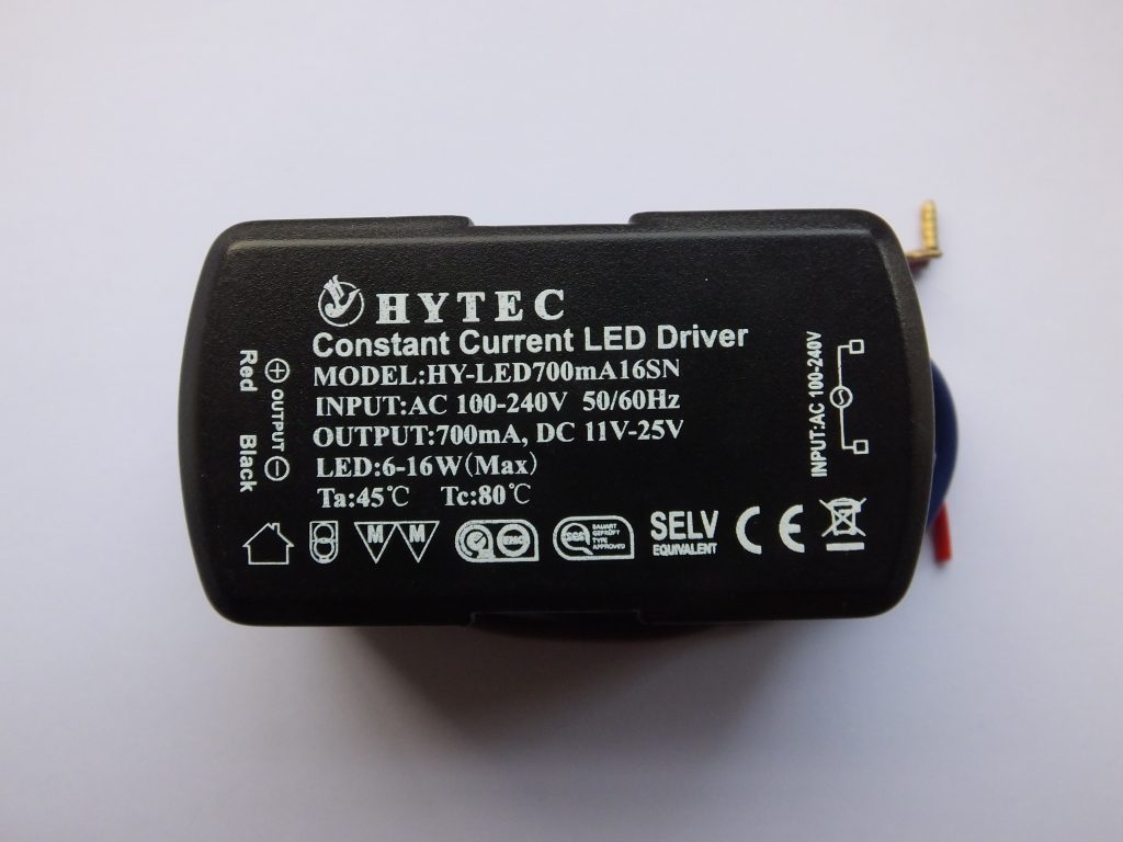 HYTEC HY-LED700mA16SN CONSTANT CURRENT LED DRIVER - SaveMyLight